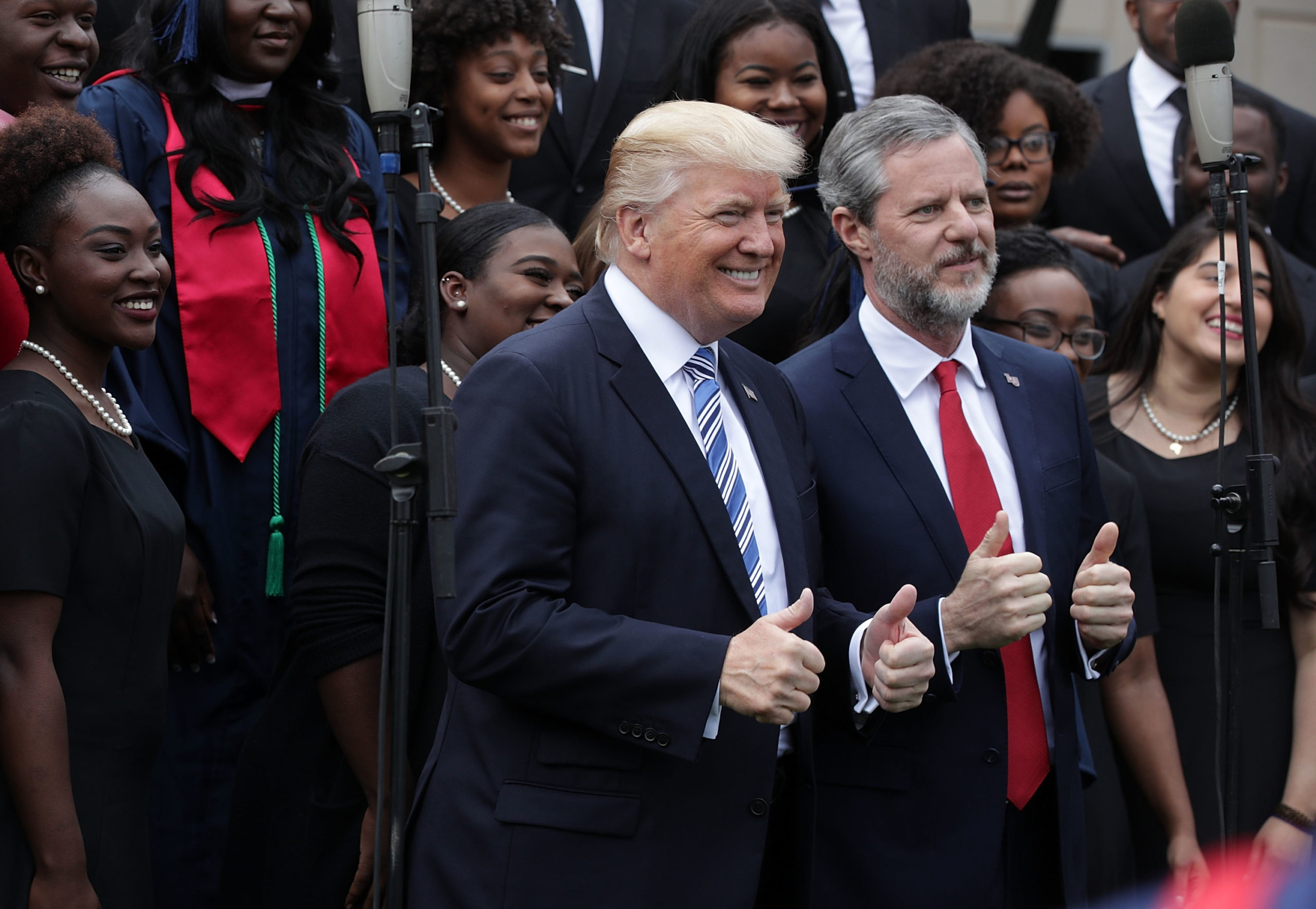 Jerry Falwell Jr slapped with financial conduct probe amid sex scandal