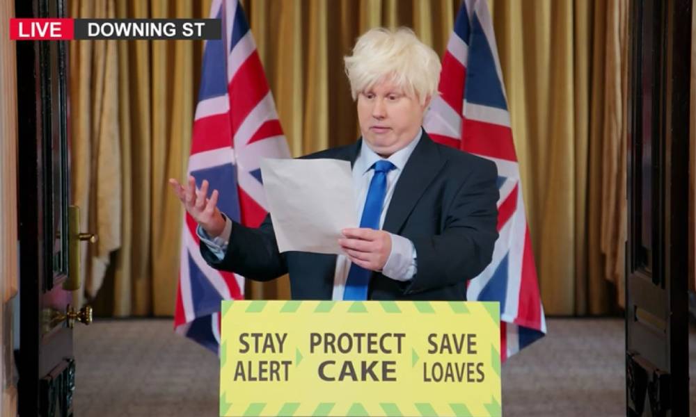Matt Lucas skewers Boris Johnson with Bake Off impression