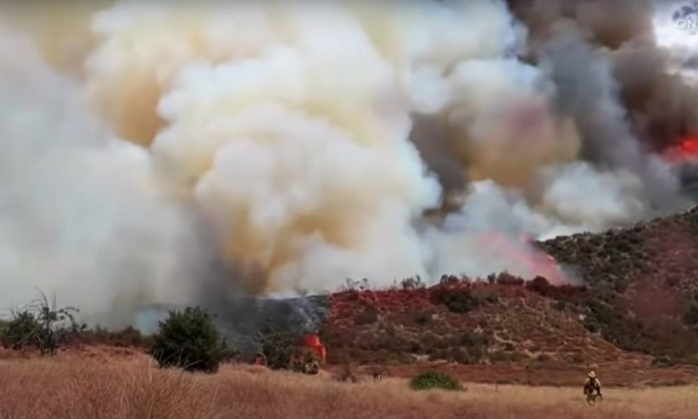 Gender reveal causes wildfire in El Dorado, California