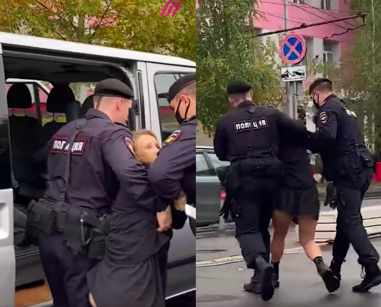 Pussy Riot Members Arrested For Pride Flag Protest On Putin S Birthday