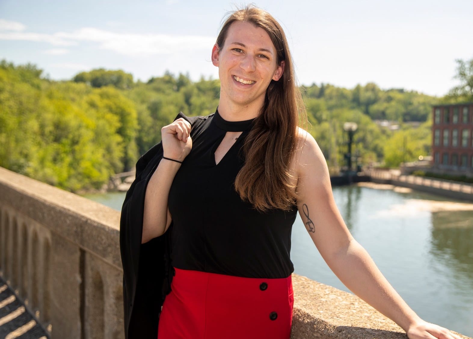 Trans lawmaker Taylor Small gets engaged outside White House
