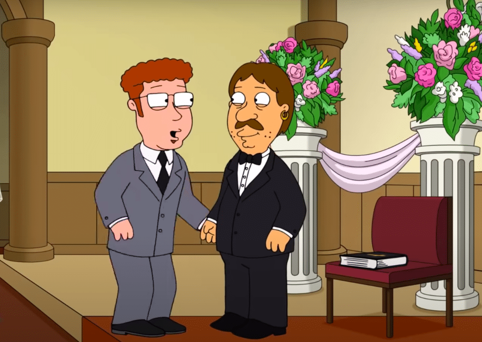 Family Guy: Bruce finally comes out as gay and marries his boyfriend