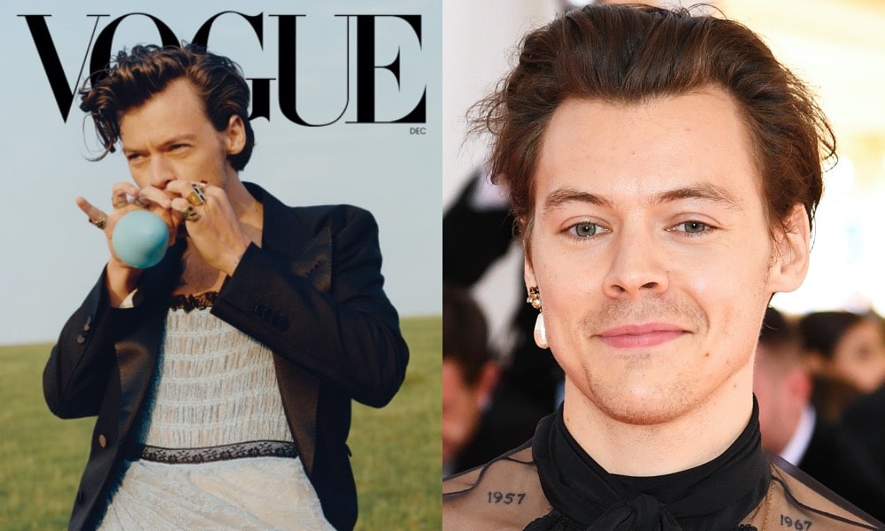 Harry Styles covers Vogue magazine and talks wearing women's clothes