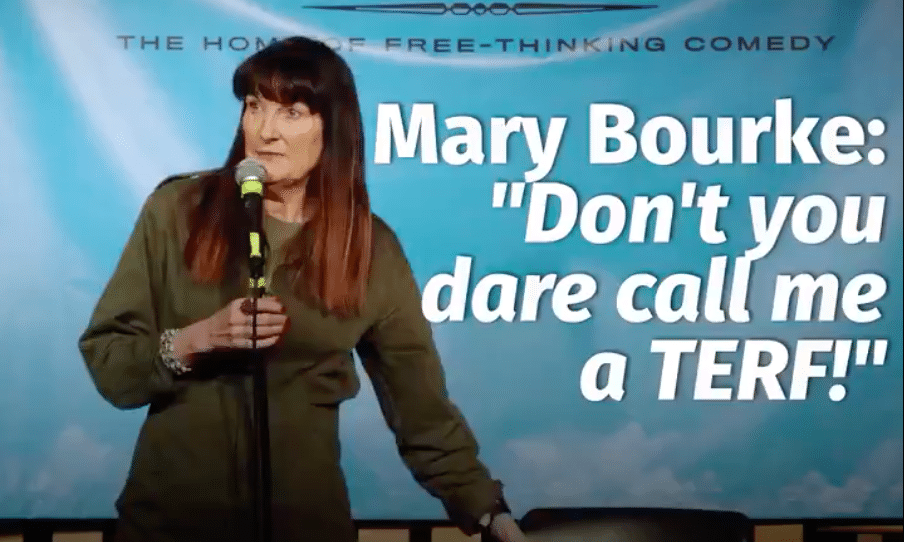 Mary Bourke slammed over 'Don't call me a TERF' set