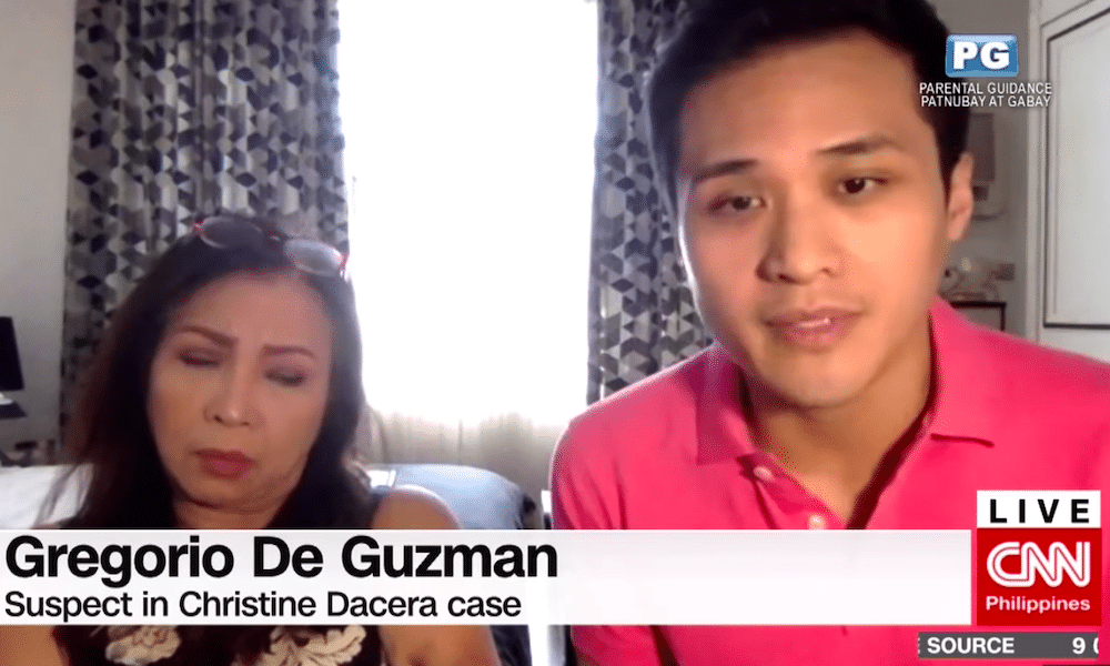 Gregorio de Guzman says he can't be guilty of rape because he's gay