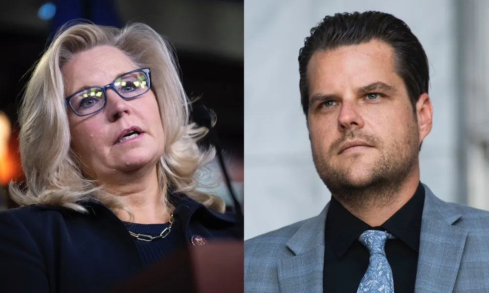 Liz Cheney spokesperson mocks Matt Gaetz for carrying a 'beauty bag'