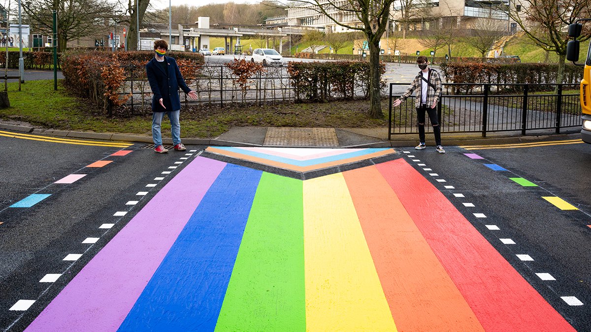 York university LGBT Pride rainbow crossing sparks fierce debate
