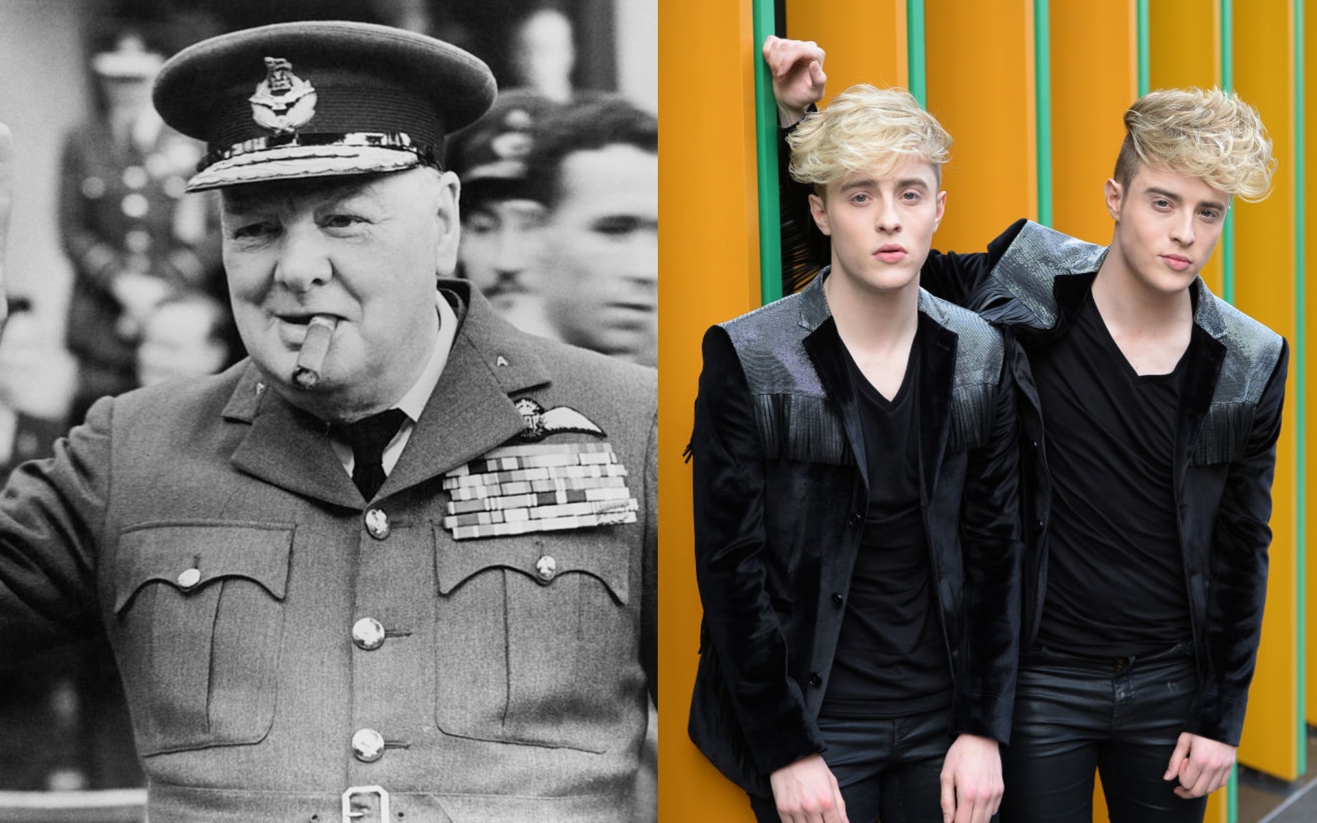 Jedward butt heads with Piers Morgan in furious Winston Churchill row