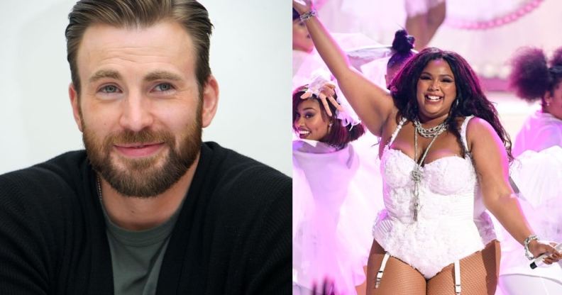 Lizzo sent Chris Evans a drunken DM – and he replied