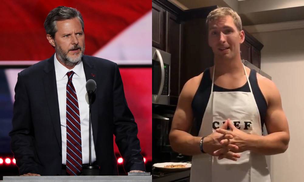 Jerry Falwell Jr's personal trainer files $10m lawsuit against Reuters