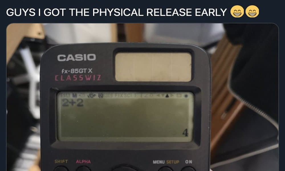 Calculator app available on the Switch, so you can maths while you game