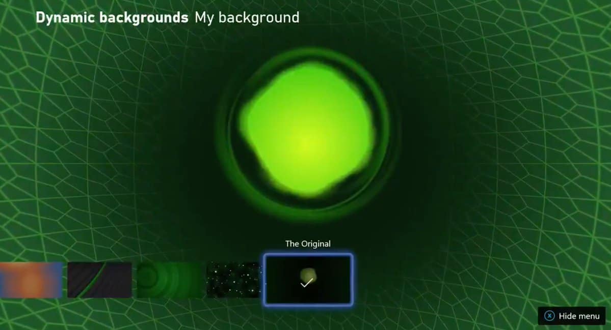 Xbox dashboard gets fans feeling nostalgic with new green background