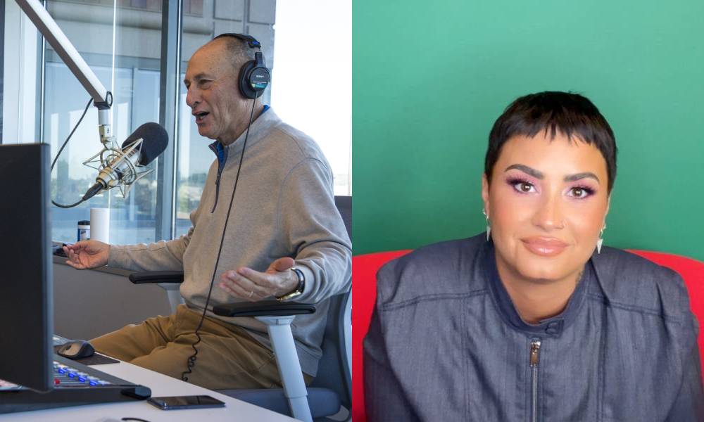 Radio host storms off air after being told he can't joke about Demi Lovato