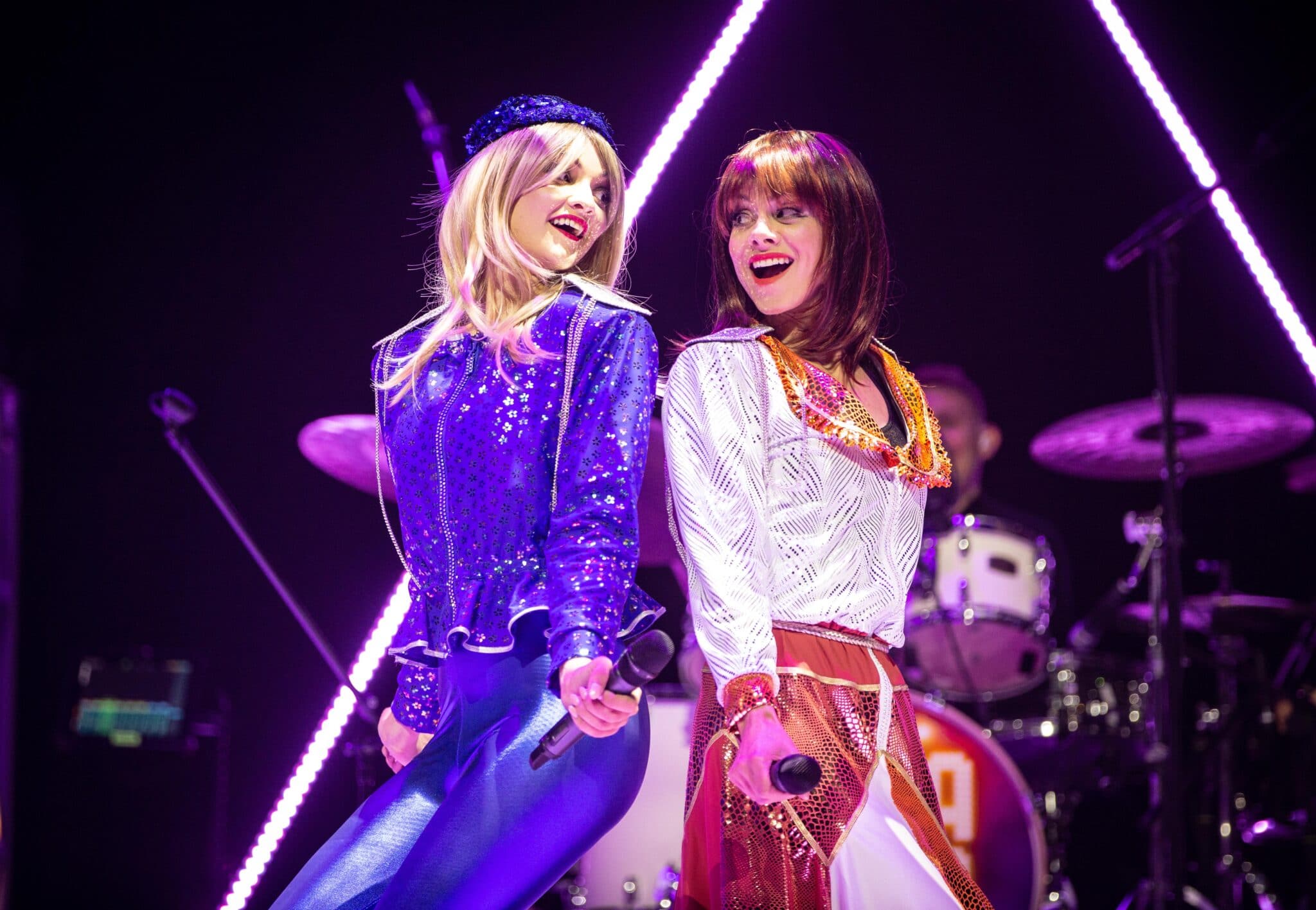 ABBA stars make surprise appearance at ABBA Voyage show