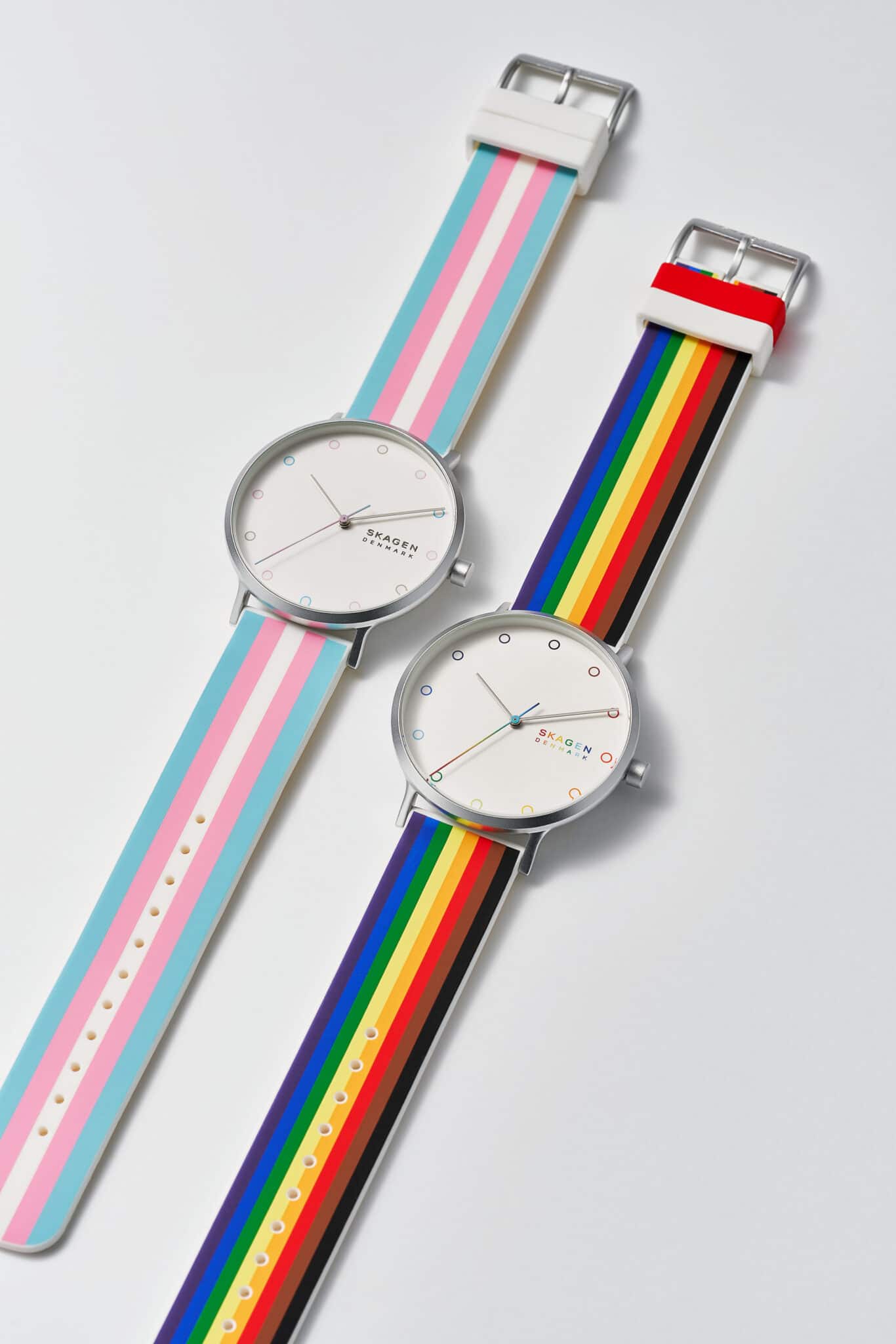 Skagen releases rainbow and trans flag inspired watches for Pride 2021