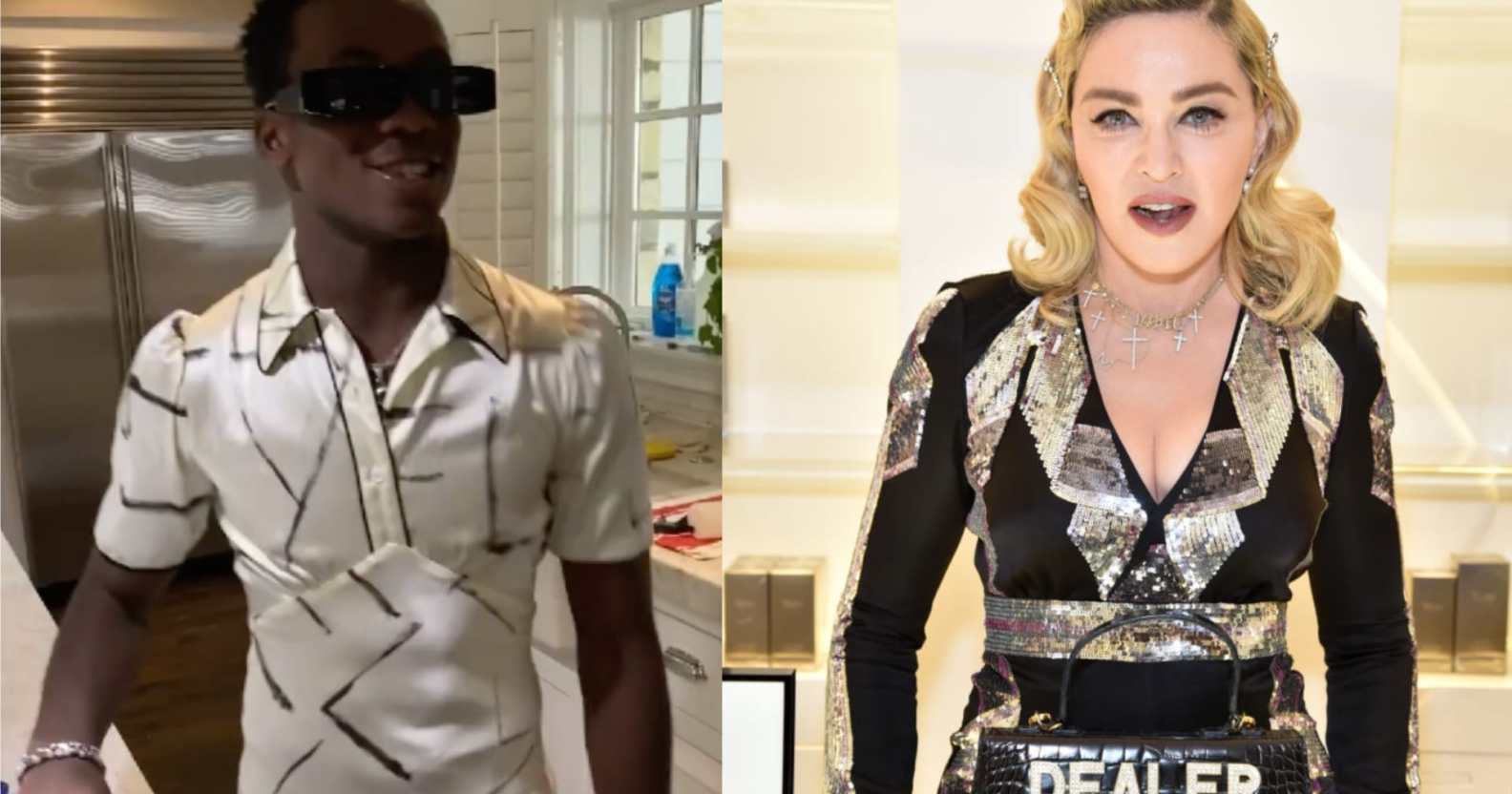 Madonna's son David Banda serves glamour in stunning designer dress
