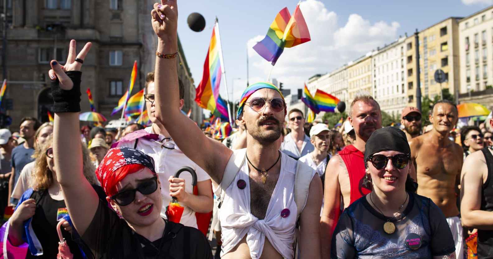 Thousands rally for Warsaw Pride to protest Poland’s surge of homophobia