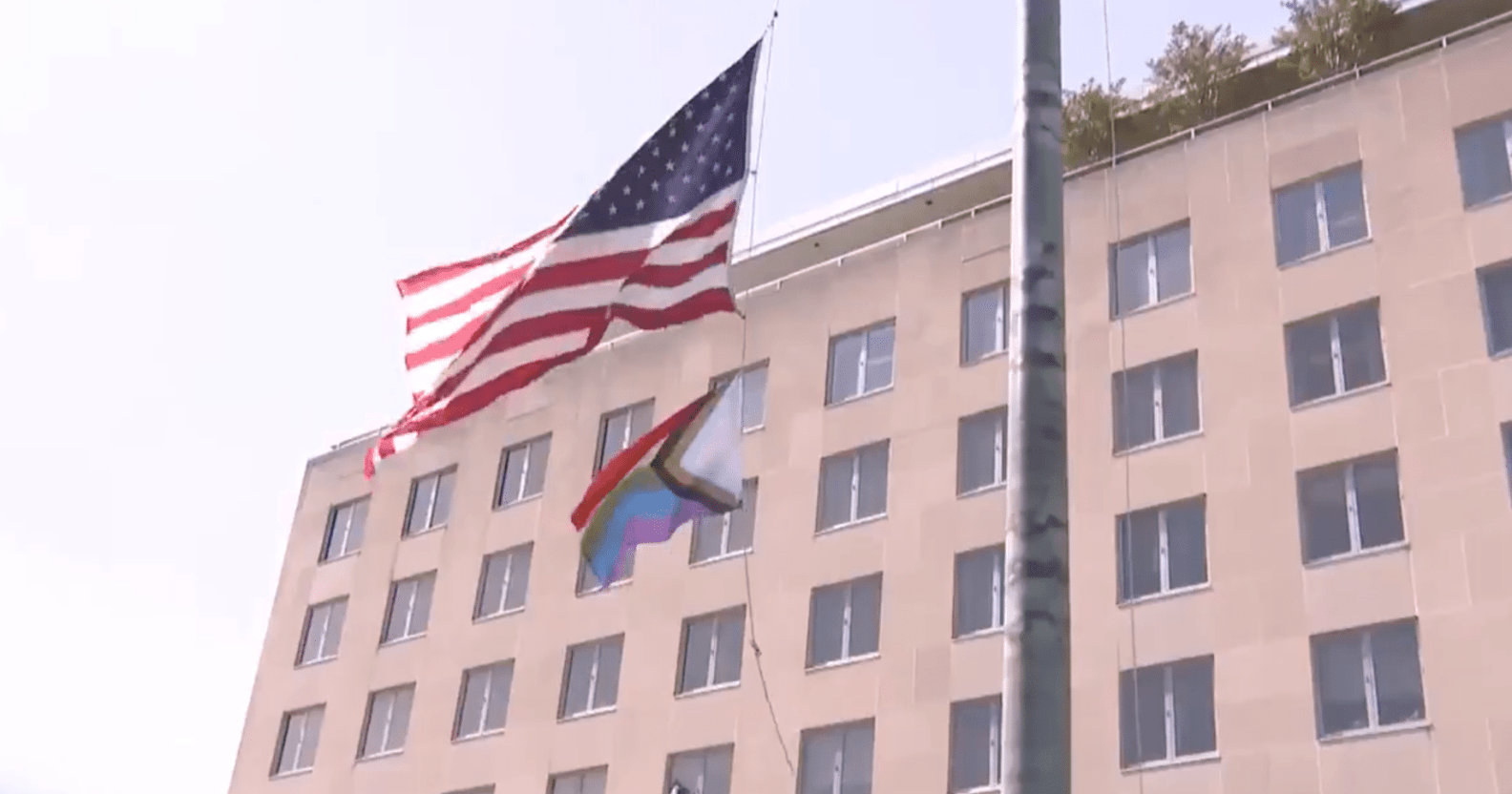 US State Department raises Pride flag for first time in its history