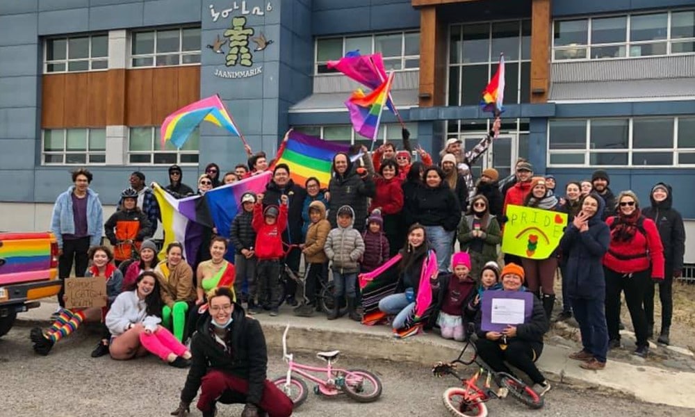 World's smallest Pride march held on tiny housing estate