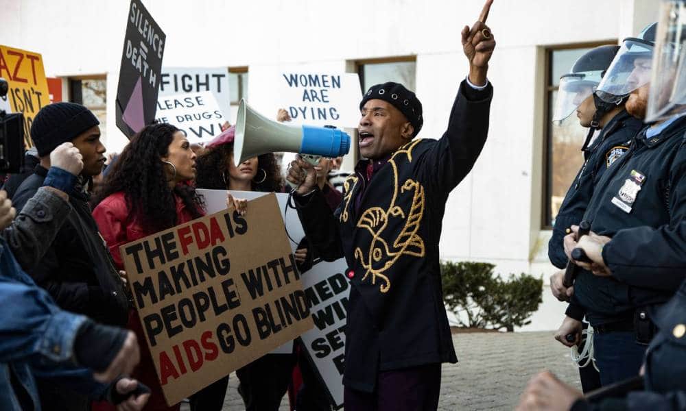 Pose finale recreated powerful ACT UP Ashes Actions protest