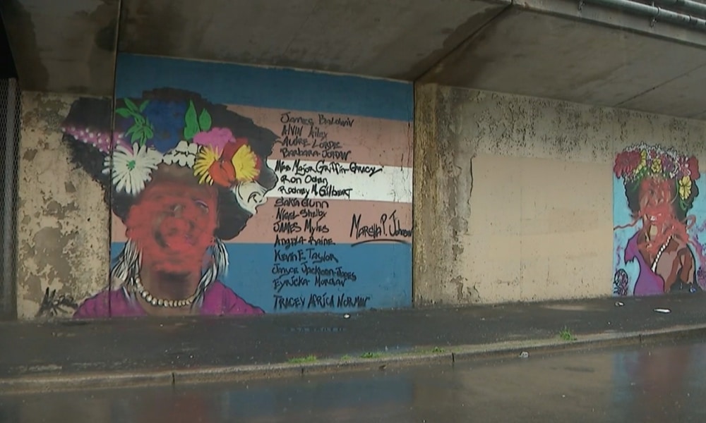 Marsha P Johnson: Mural of trailblazing Stonewall legend defaced by thugs