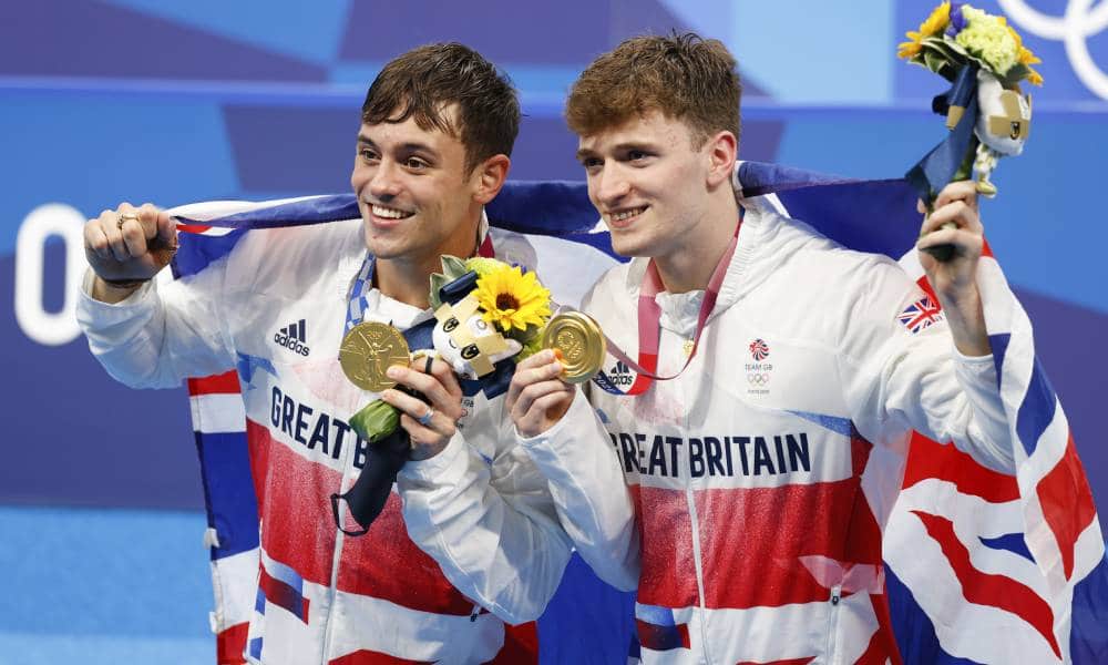 Tom Daley gives 'work husband' Matty Lee adorable present after ...