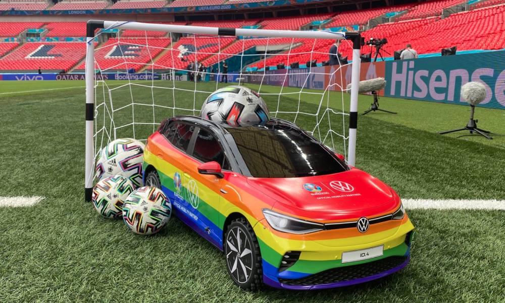 Euro's 'Tiny Football Car' to return decked out in Pride colours for ...