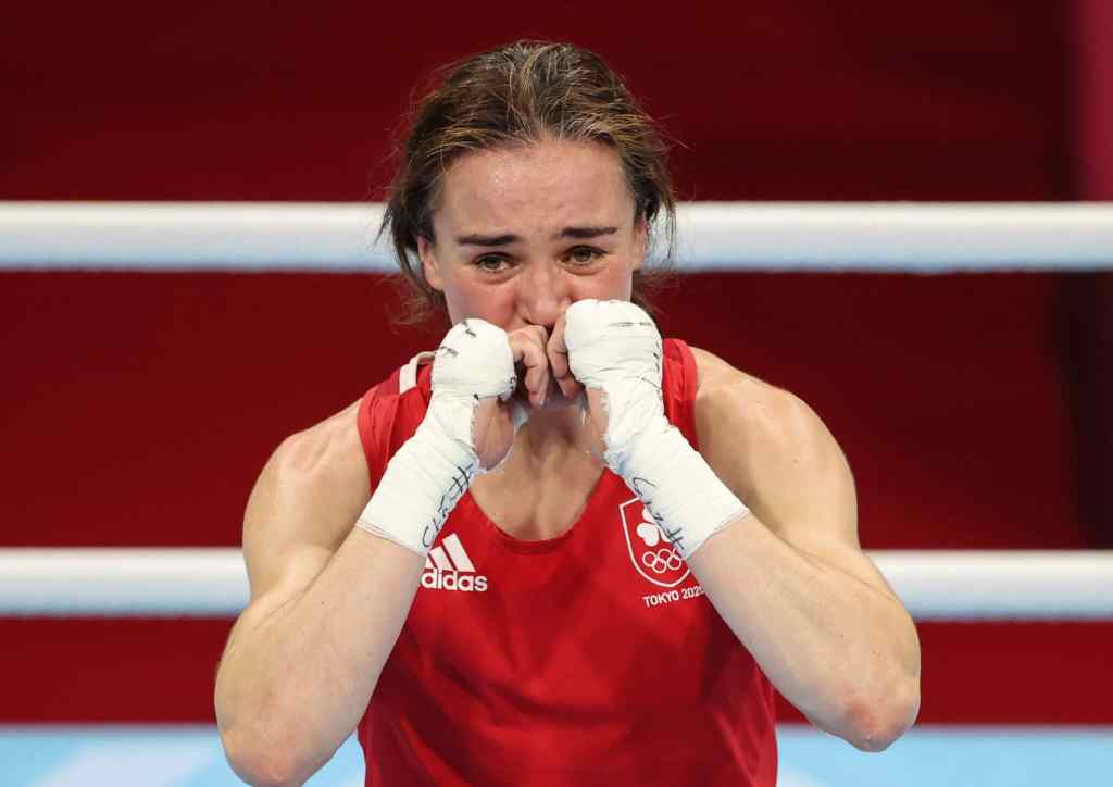 Olympic champion boxer Kellie Harrington shares wedding photo
