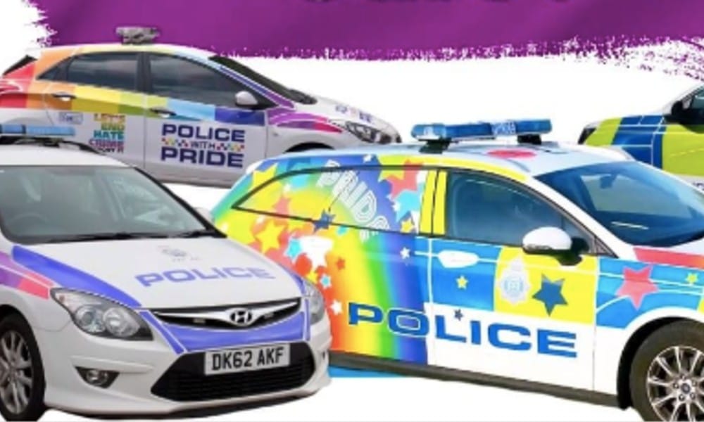 Police plan to boost LGBT 'confidence' with rainbows cars slammed