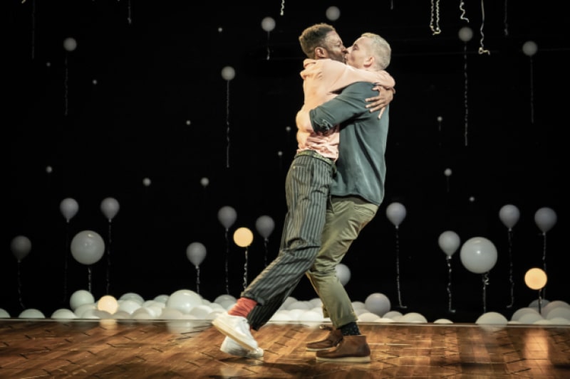 Sparks fly as Russell Tovey and Omari Douglas bring queer, cosmic love story to the West End ...