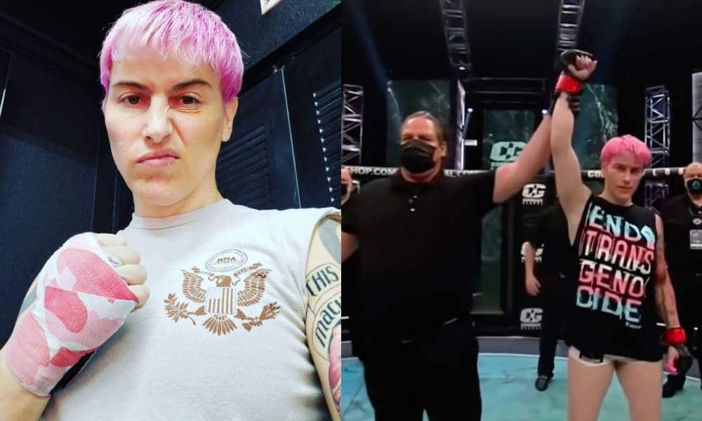 Trailblazing trans MMA fighter responds to 'nasty messages' after debut