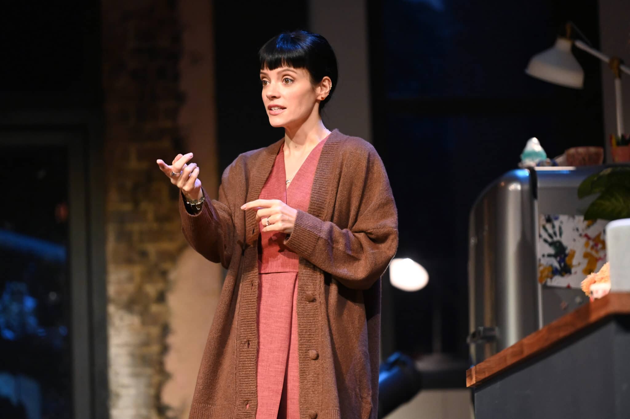 Lily Allen conjures scares in West End play 2:22: A Ghost Story - review
