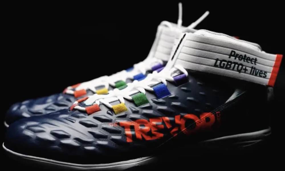 Gay NFL player Carl Nassib creates Pride cleats to support LGBT+ youth