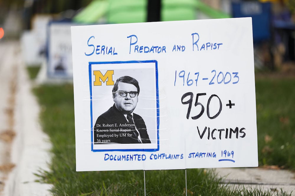 University of Michigan to pay Robert Anderson sexual abuse victims