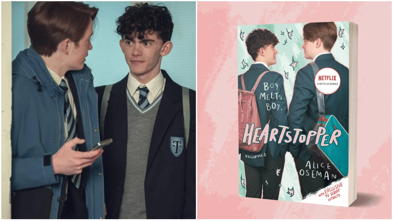 Special edition cover of Heartstopper released alongside Netflix series