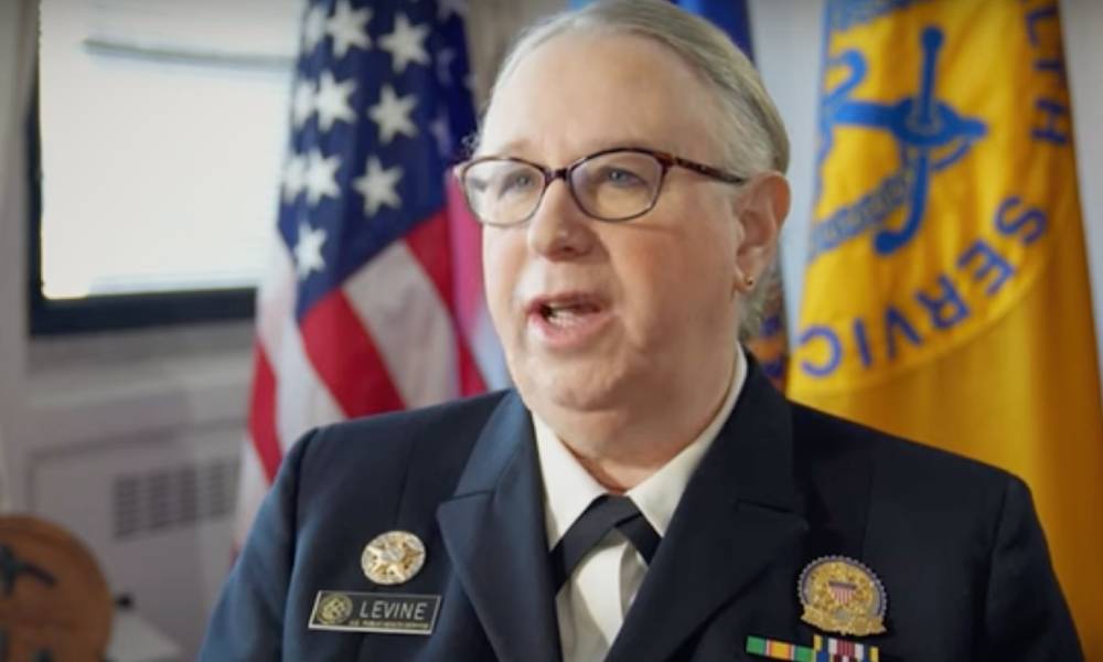 Dr Rachel Levine makes history as first trans four-star admiral