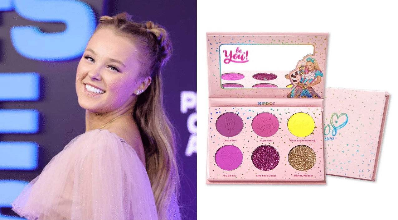 JoJo Siwa has released a glitter-infused makeup collection with HipDot