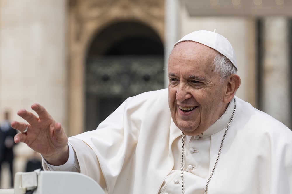 Pope Francis says transgender people can be baptised and godparents