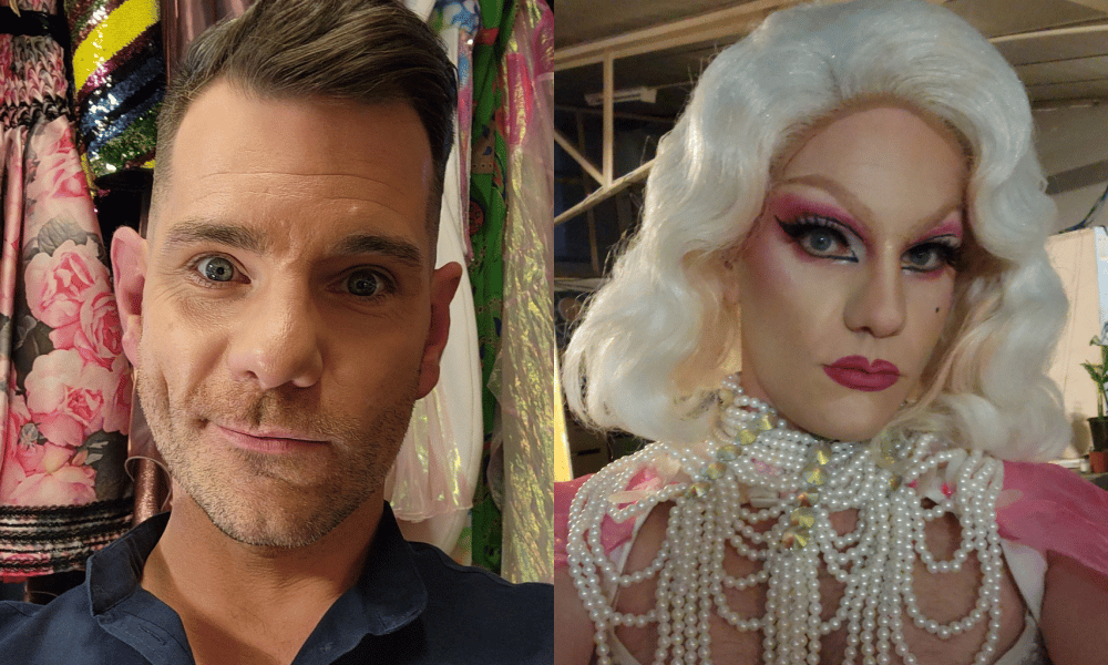 Weather presenter Nate Byrne unveils drag queen alter-ego on live TV