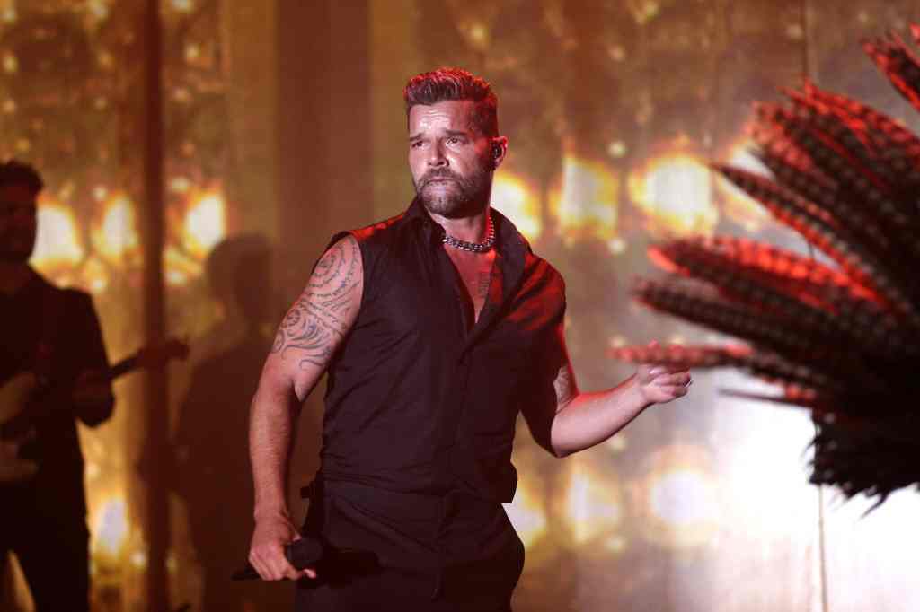 Ricky Martin joins mass protest against Puerto Rico governor