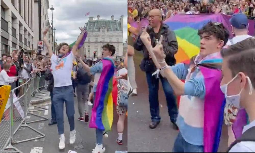 Heartstopper cast troll pathetic anti-LGBTQ+ protesters at Pride in London