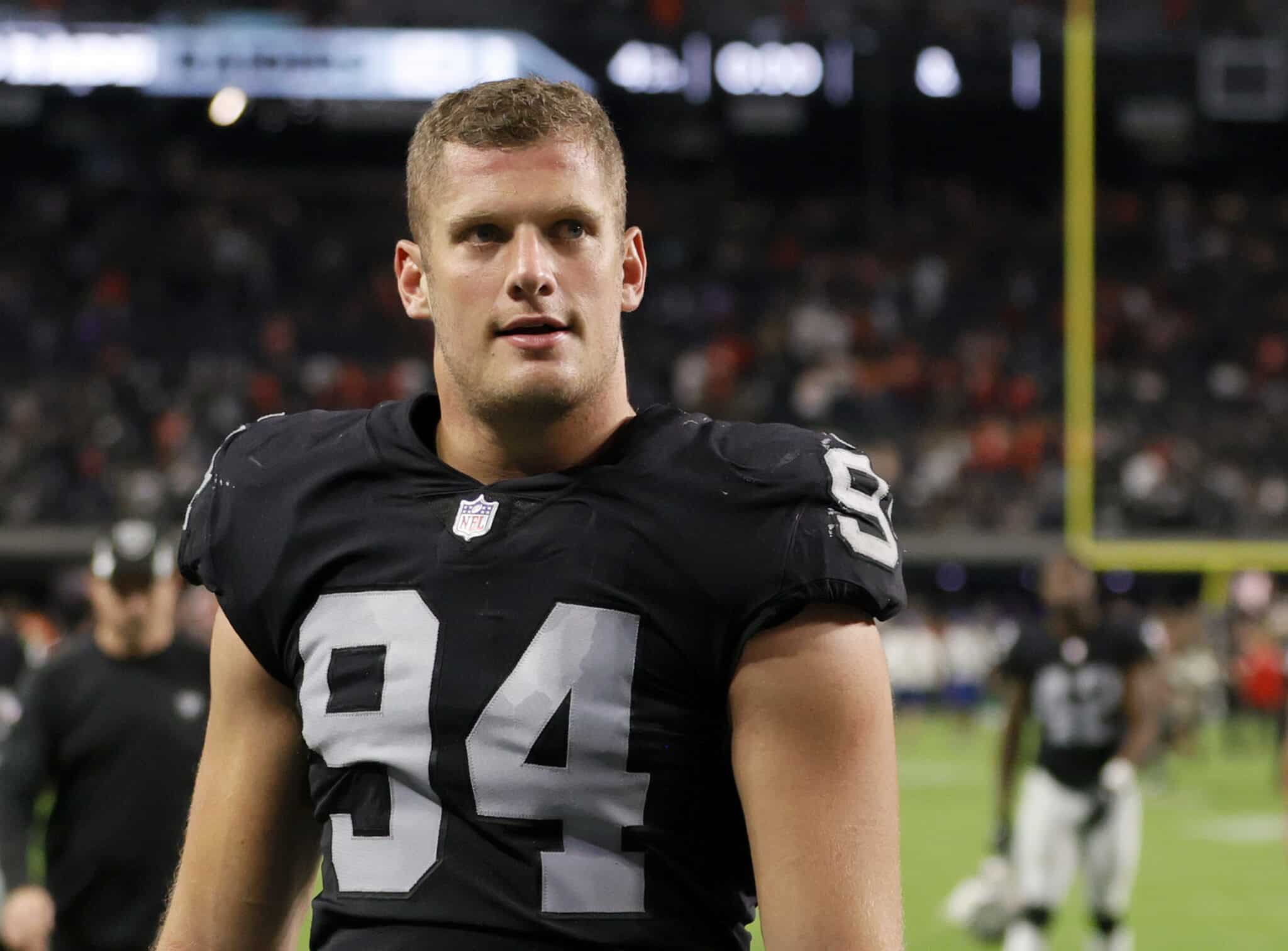 Gay NFL star Carl Nassib confirms Olympic swimmer relationship