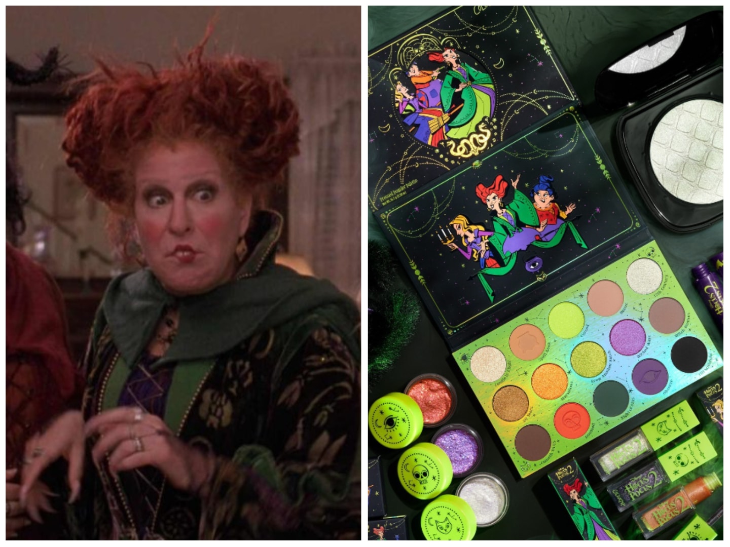 This Hocus Pocus 2 x ColourPop makeup collection is spellbinding