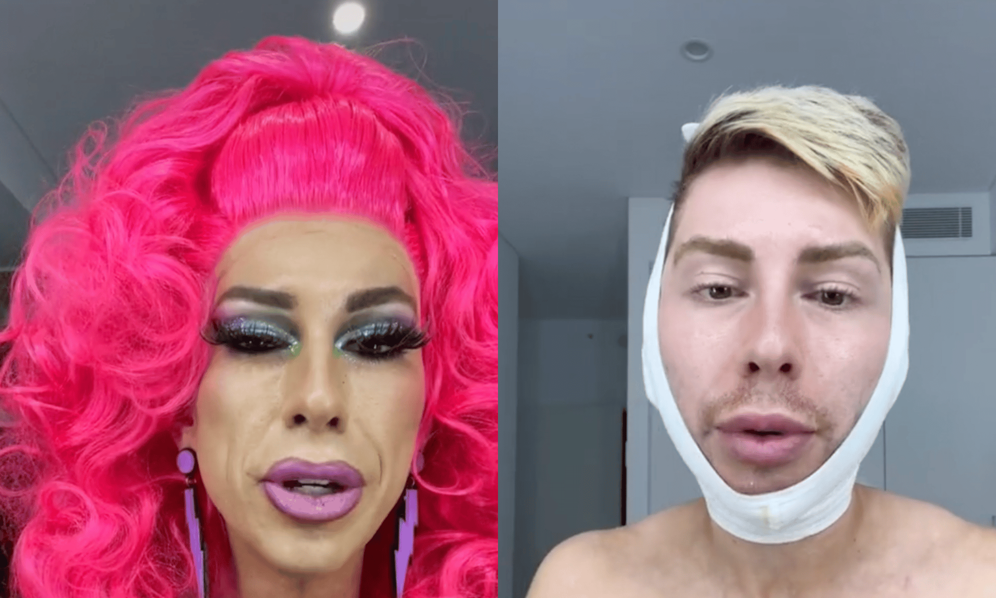 Drag queen silences trolls who attacked their decision to get facelift