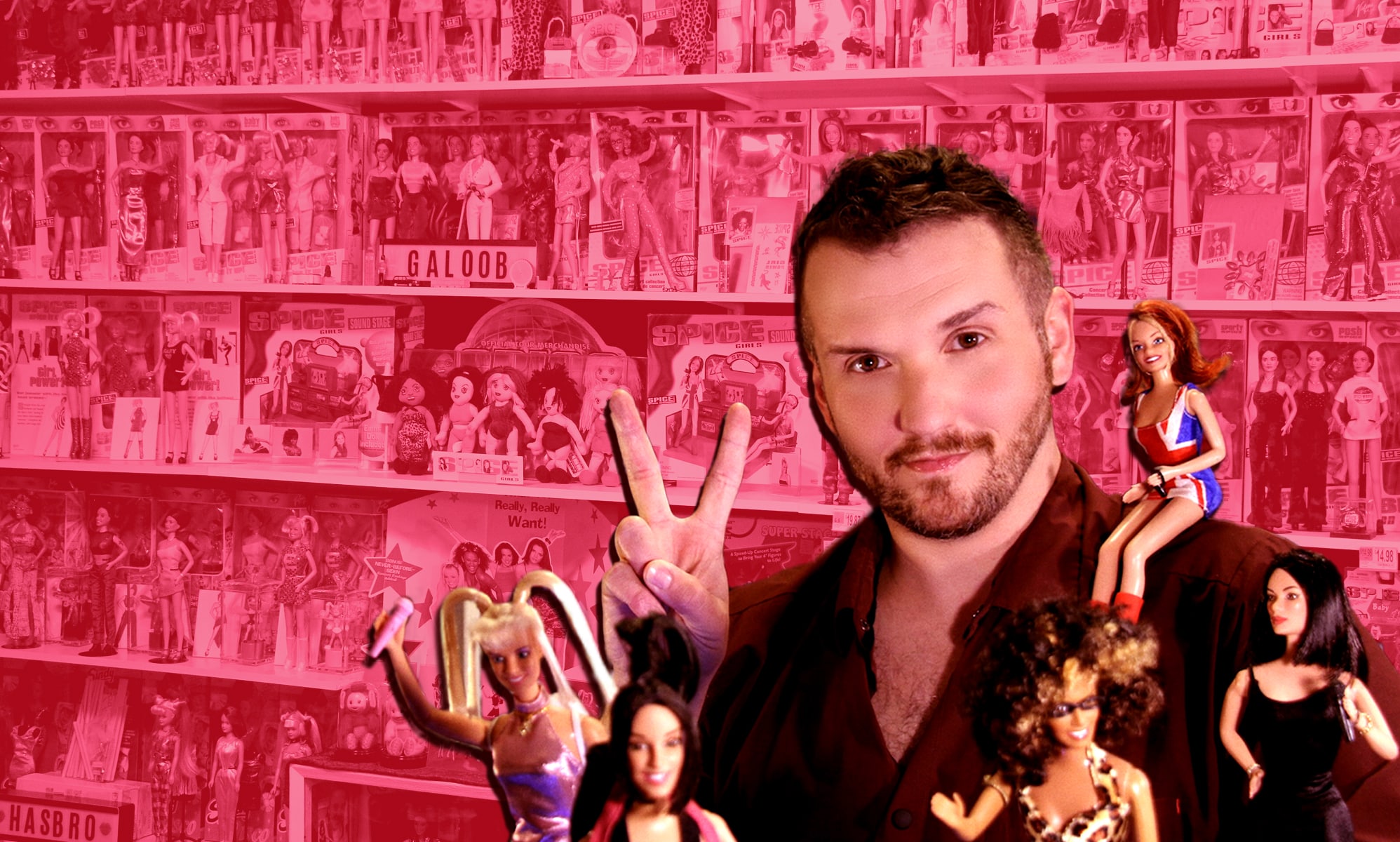 Meet the man built the world's largest collection of Spice Girls dolls