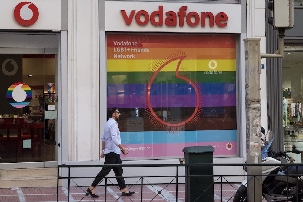 Vodafone worker grilled by boss on how lesbians have sex
