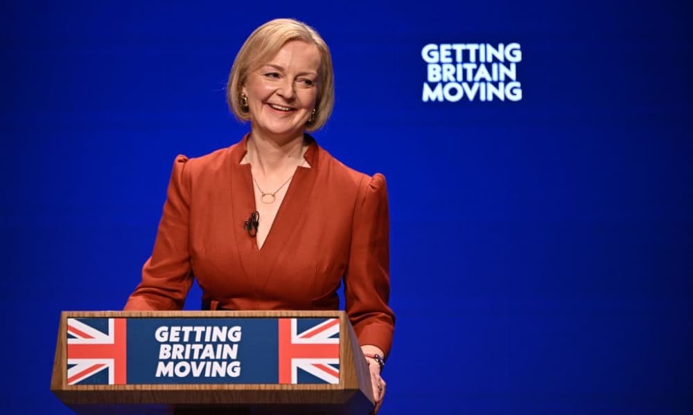 Liz Truss: 'Bonkers' Foucault speech pulled from government website