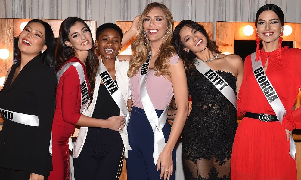 Trans Miss Universe owner gives rousing speech at pageant