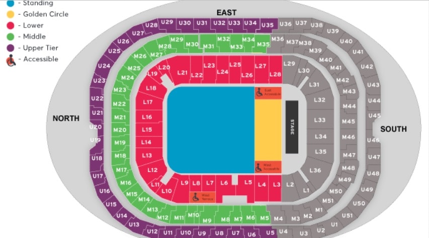 Depeche Mode at Twickenham Stadium: seating plan, ticket prices