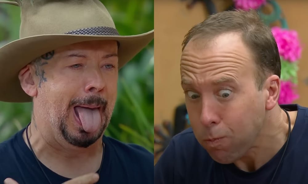 I'm A Celeb fans slam Boy George and Matt Hancock eating trial